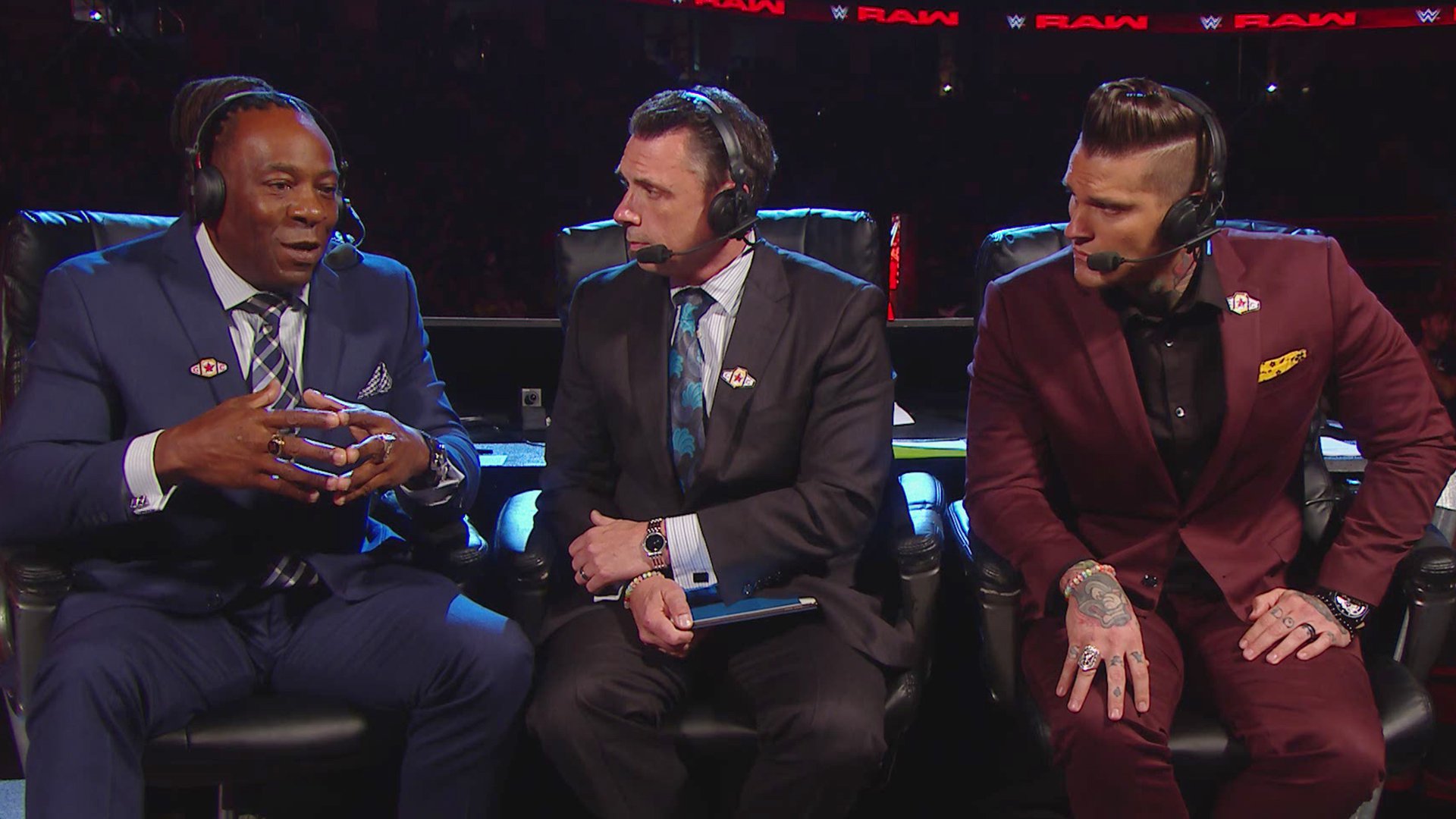 Various: Booker T on Commentary, Jordan Backstage, Brandi Rhodes ...