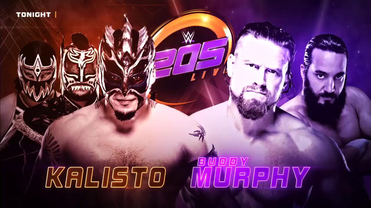 WWE 205 Live Results – Aug. 28, 2018 – Kalisto vs. Buddy Murphy – TPWW