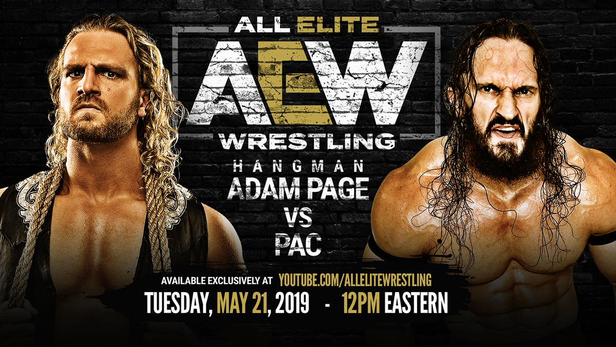 Watch: AEW Releases Full Hangman Page vs. PAC Match – TPWW