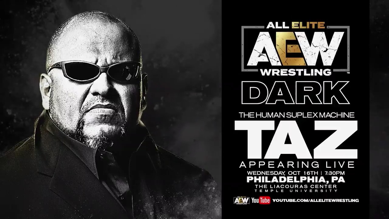 Taz Will Be a Guest Commentator for AEW Dark Next Week – TPWW