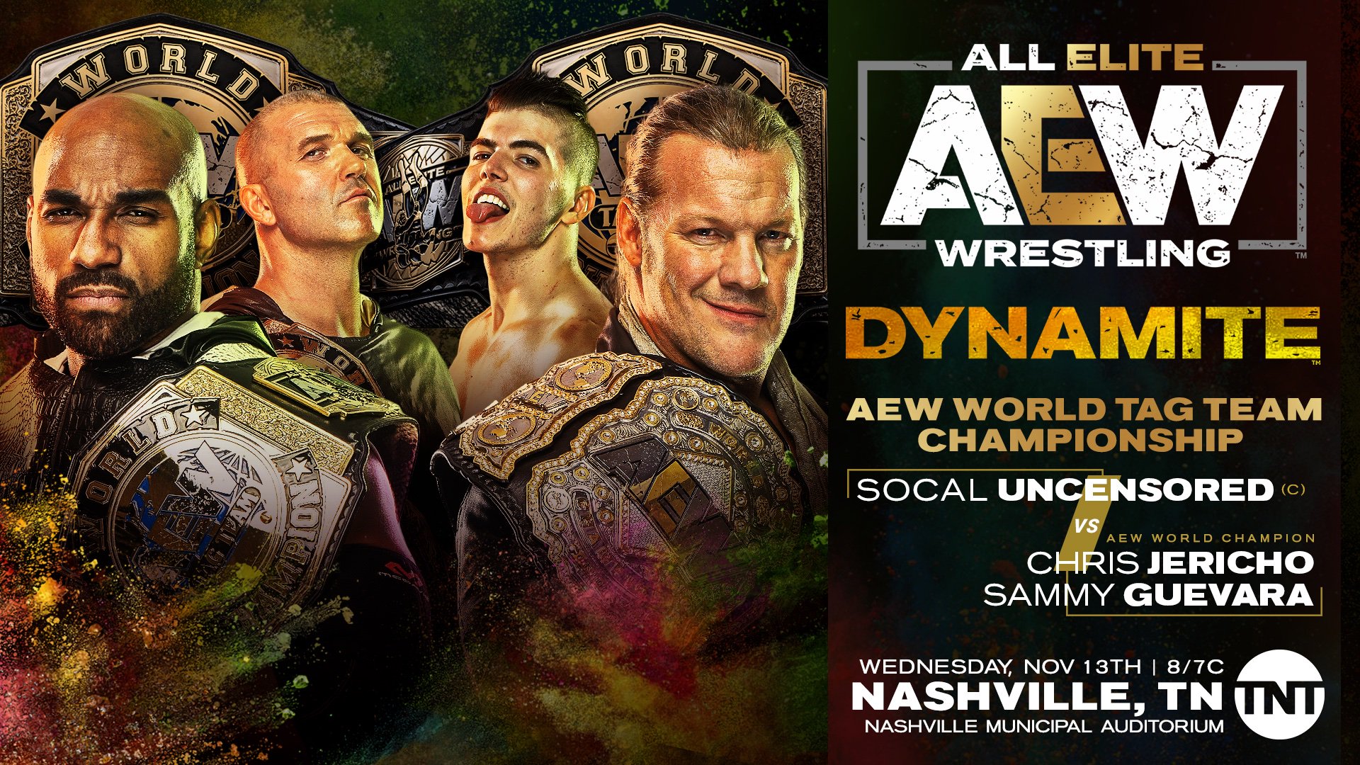 AEW Dynamite Results – Nov. 13, 2019 – SCU vs. Jericho & Guevara – TPWW