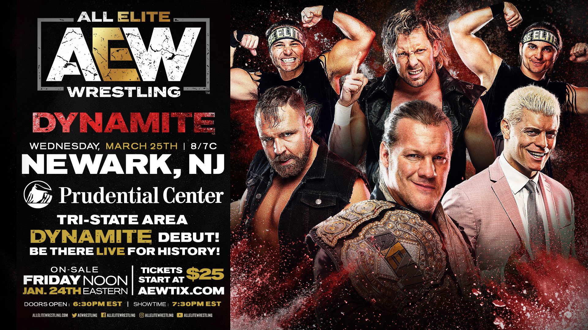 AEW: Dynamite Show Announced in New Jersey, New Match Announced for ...
