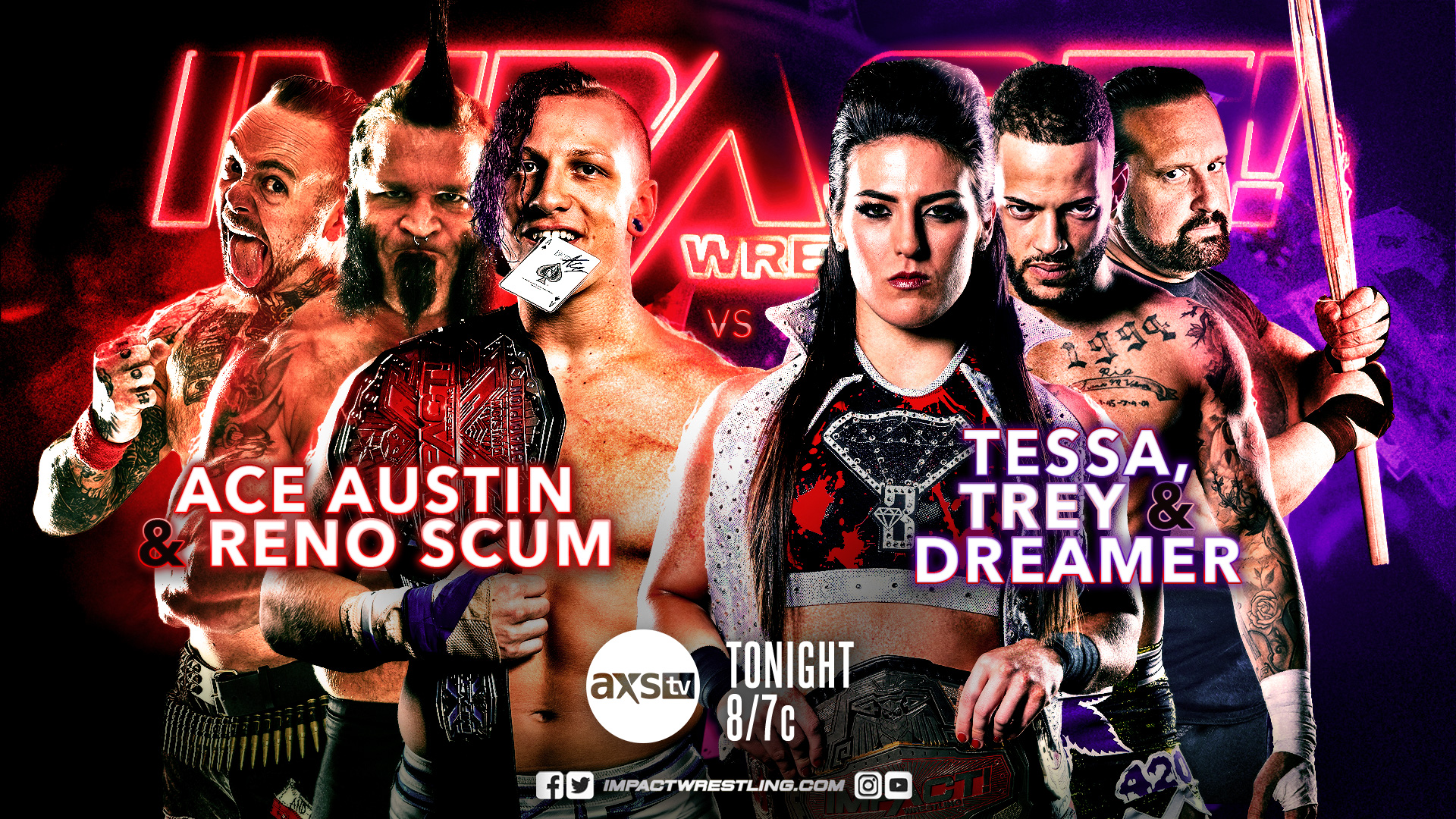 Impact Results – Feb. 18, 2020 – Tessa, Dreamer & Trey vs. Ace & Reno ...