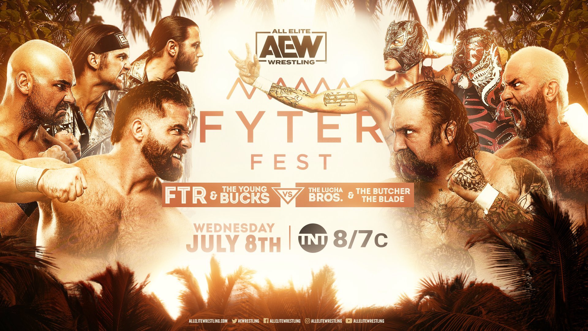 AEW Fyter Fest & NXT Great American Bash Cards for Tonight – TPWW