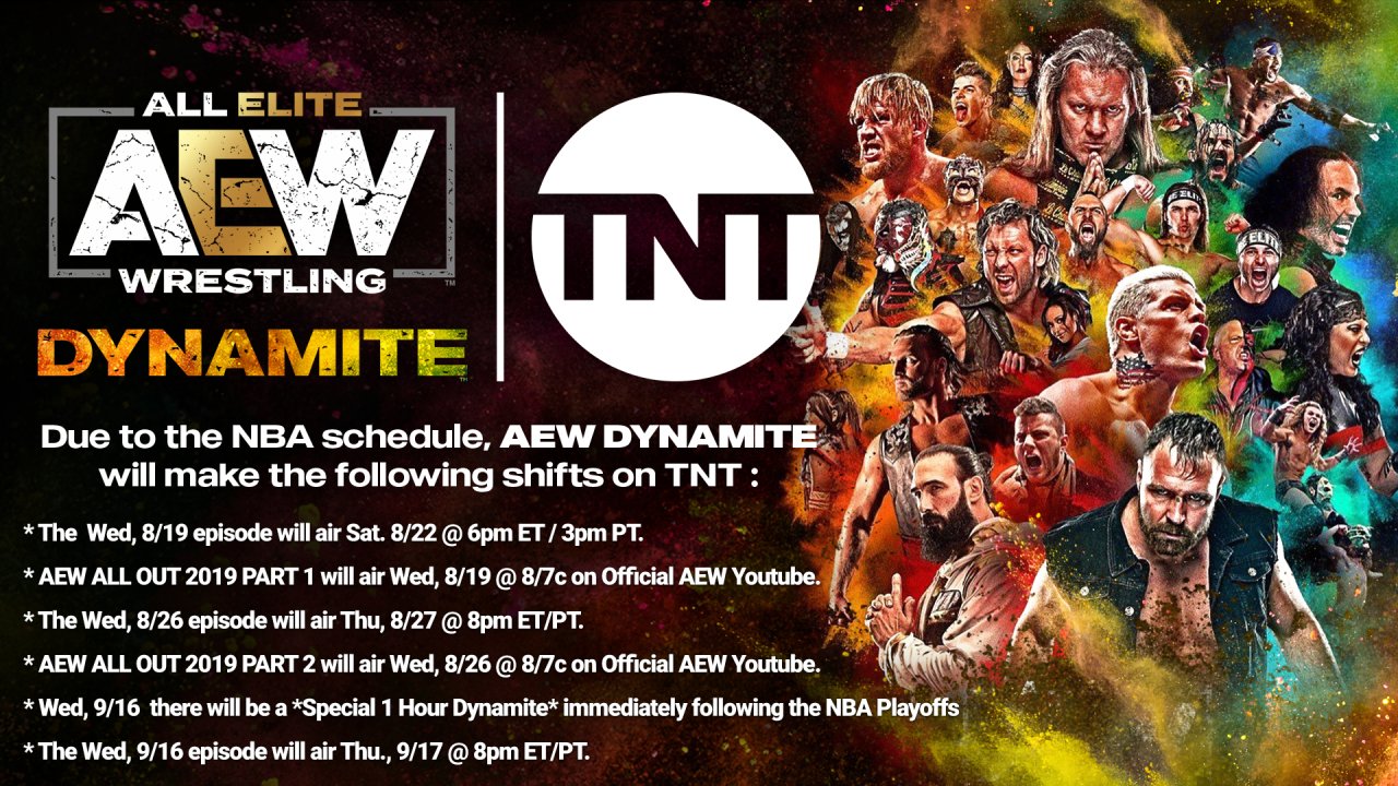 Tony Khan Posts Updated AEW Dynamite Schedule Changes – TPWW