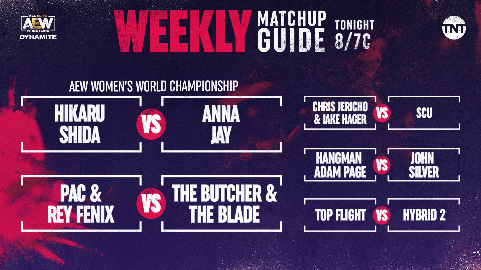AEW Dynamite & NXT Cards for Tonight + AEW Rankings – TPWW