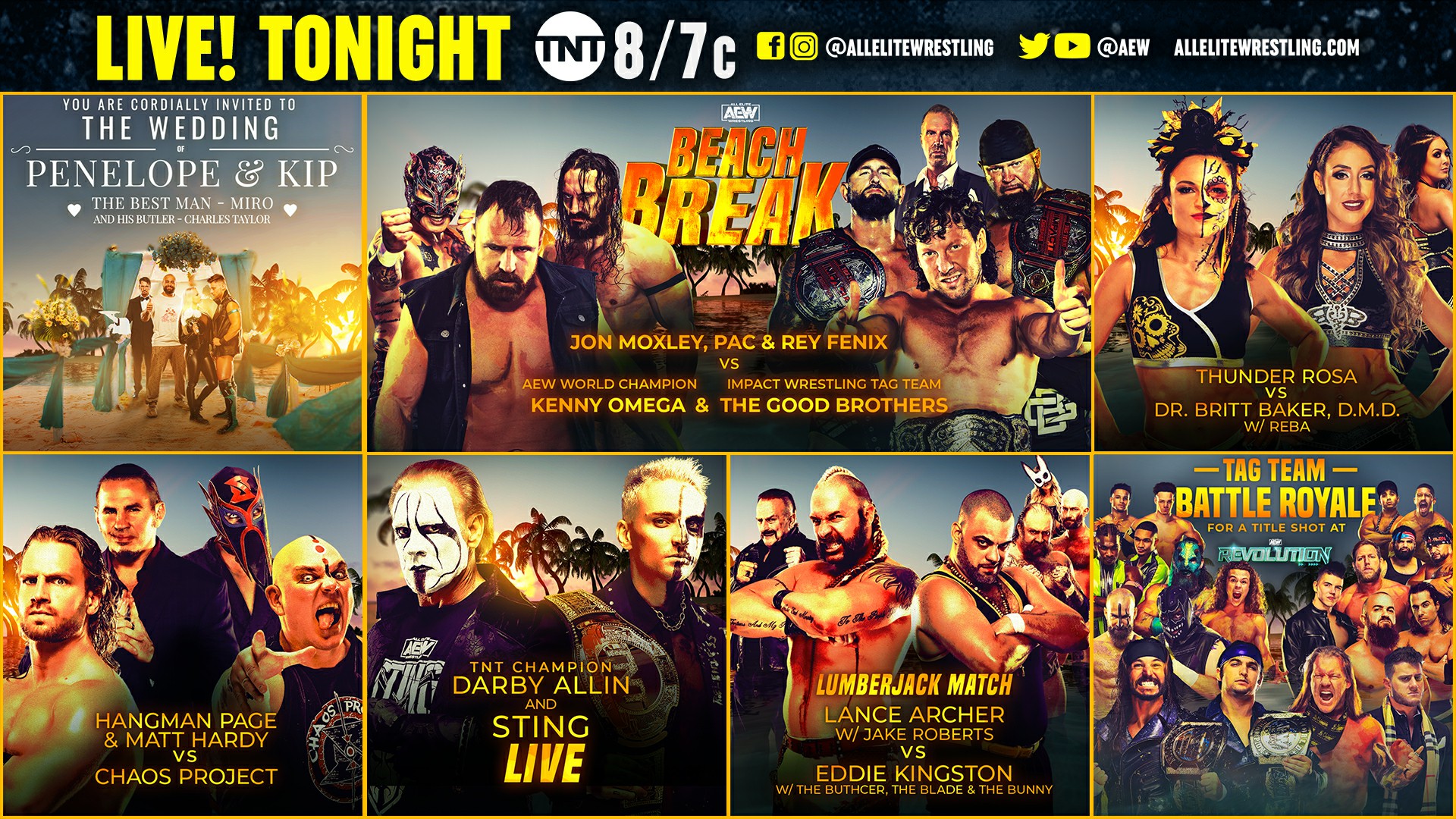 AEW Dynamite & NXT Cards for Tonight + AEW Rankings – TPWW