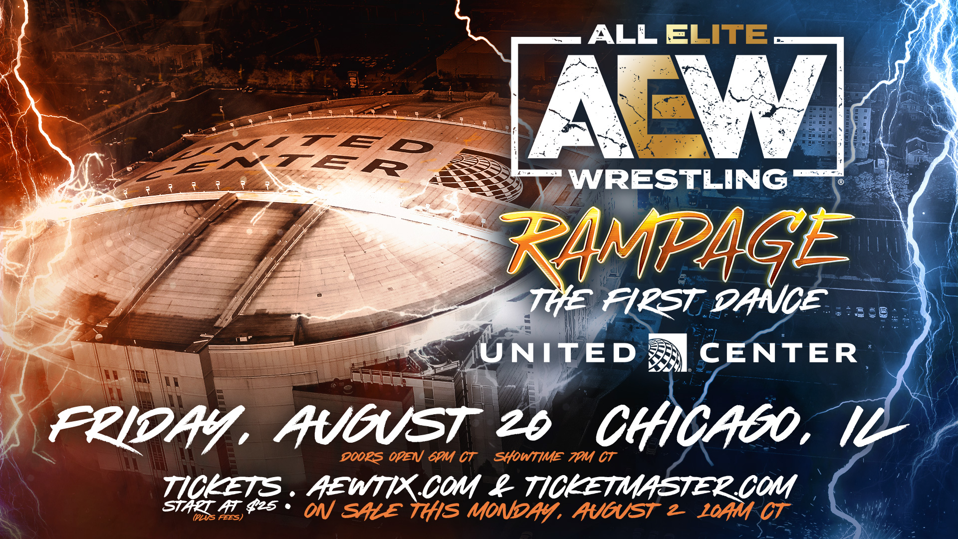 AEW Sells Over 10,000 Tickets in First Couple of Hours for Rampage in ...