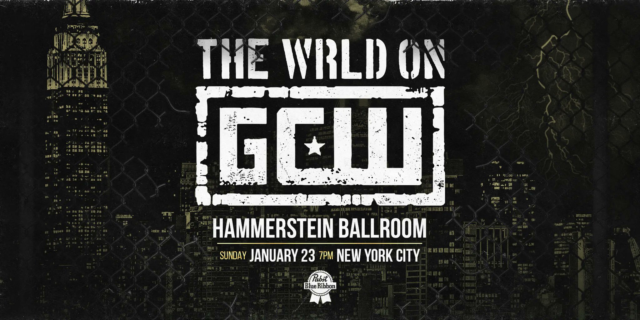 Updated Card for GCW’s The WRLD on GCW Event – TPWW