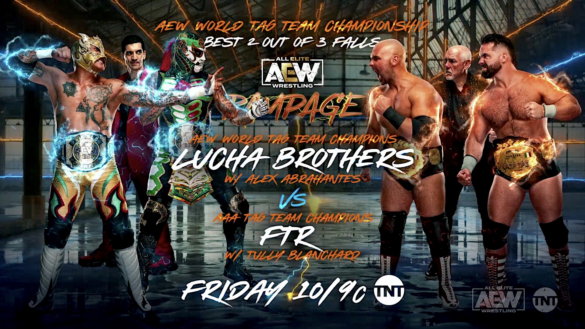 Six Matches Announced for Next Dynamite and Rampage, Including Two Title Matches – TPWW