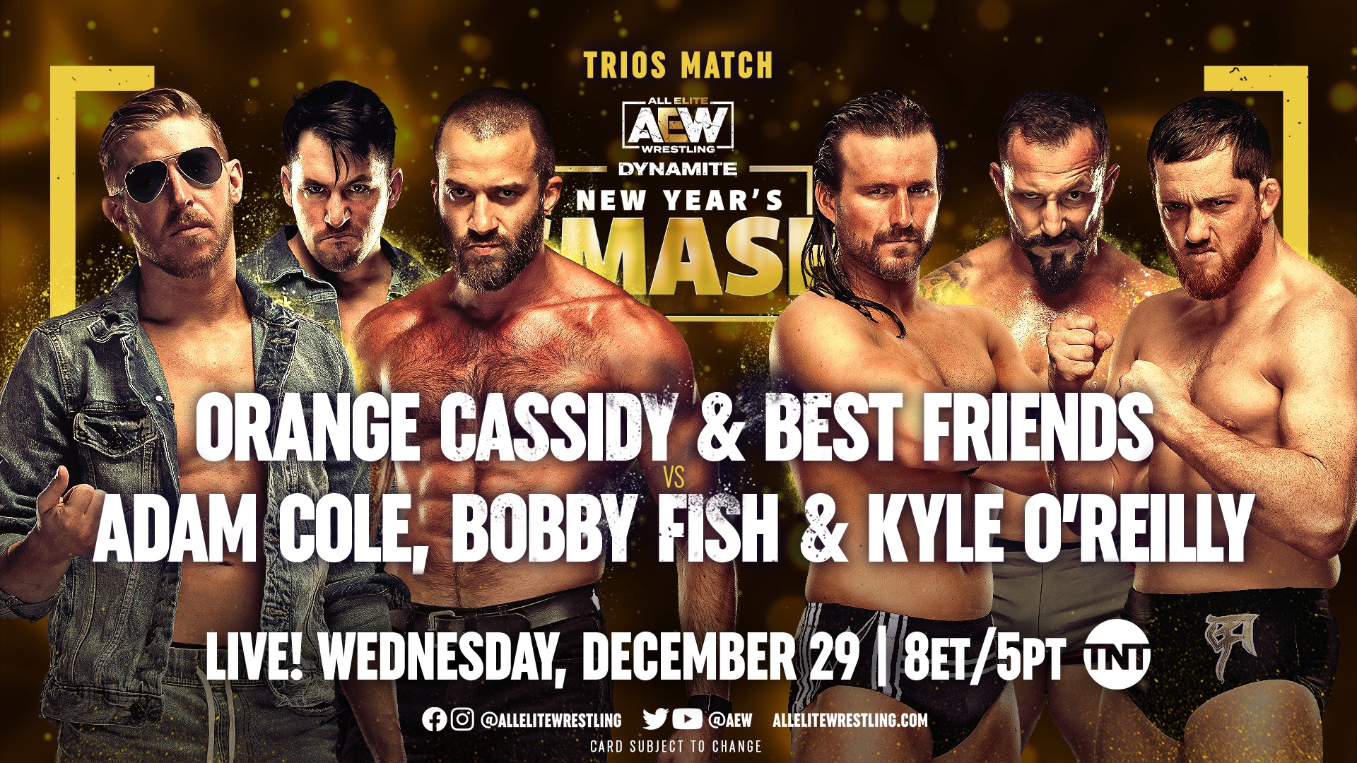 AEW Dynamite Results – Dec. 29, 2021 – Cassidy & Best Friends vs. Cole, Fish & O’Reilly – TPWW