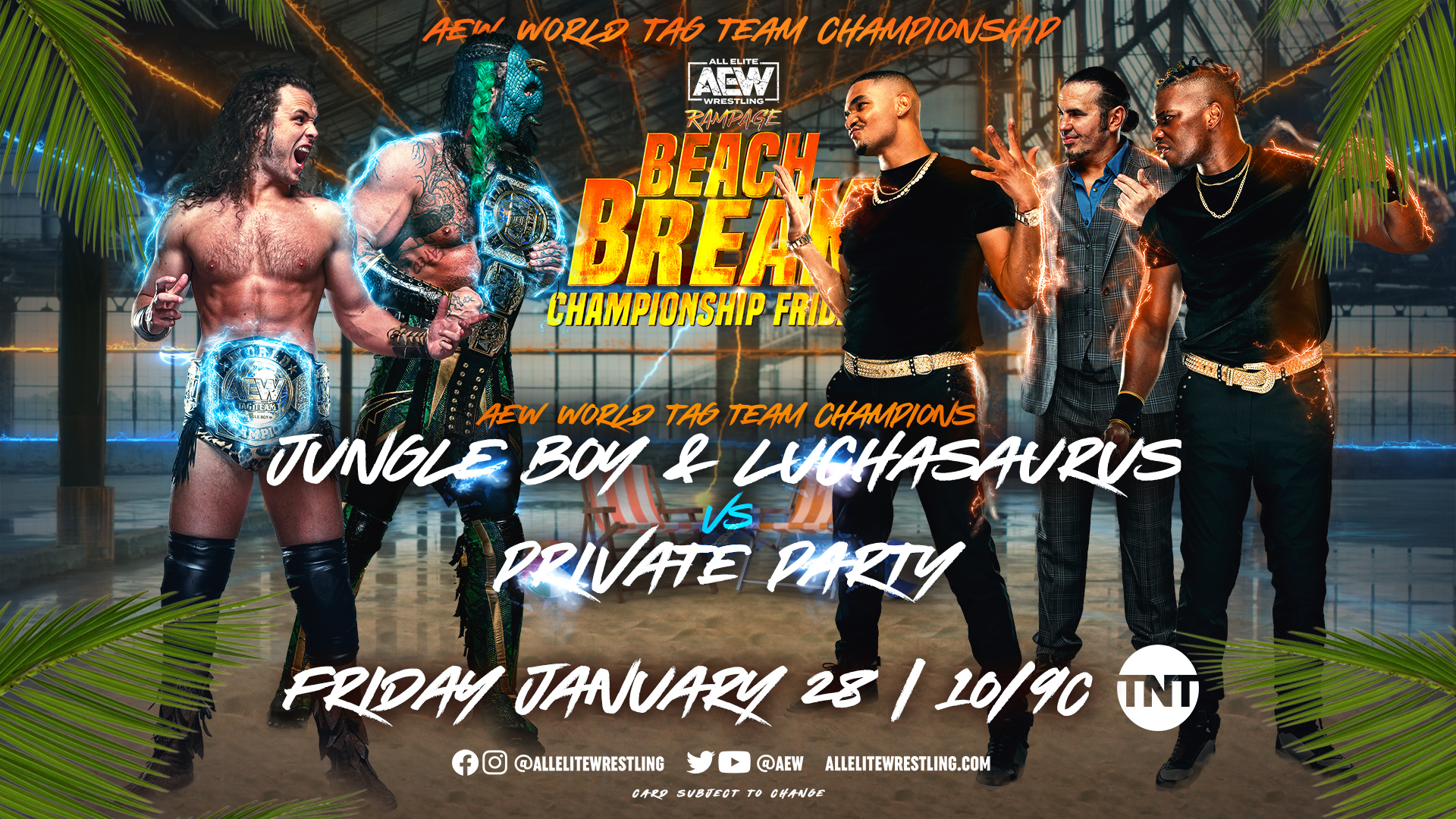 AEW Rampage Results – Jan. 28, 2022 – Jungle Boy & Luchasaurus vs. Private Party – TPWW