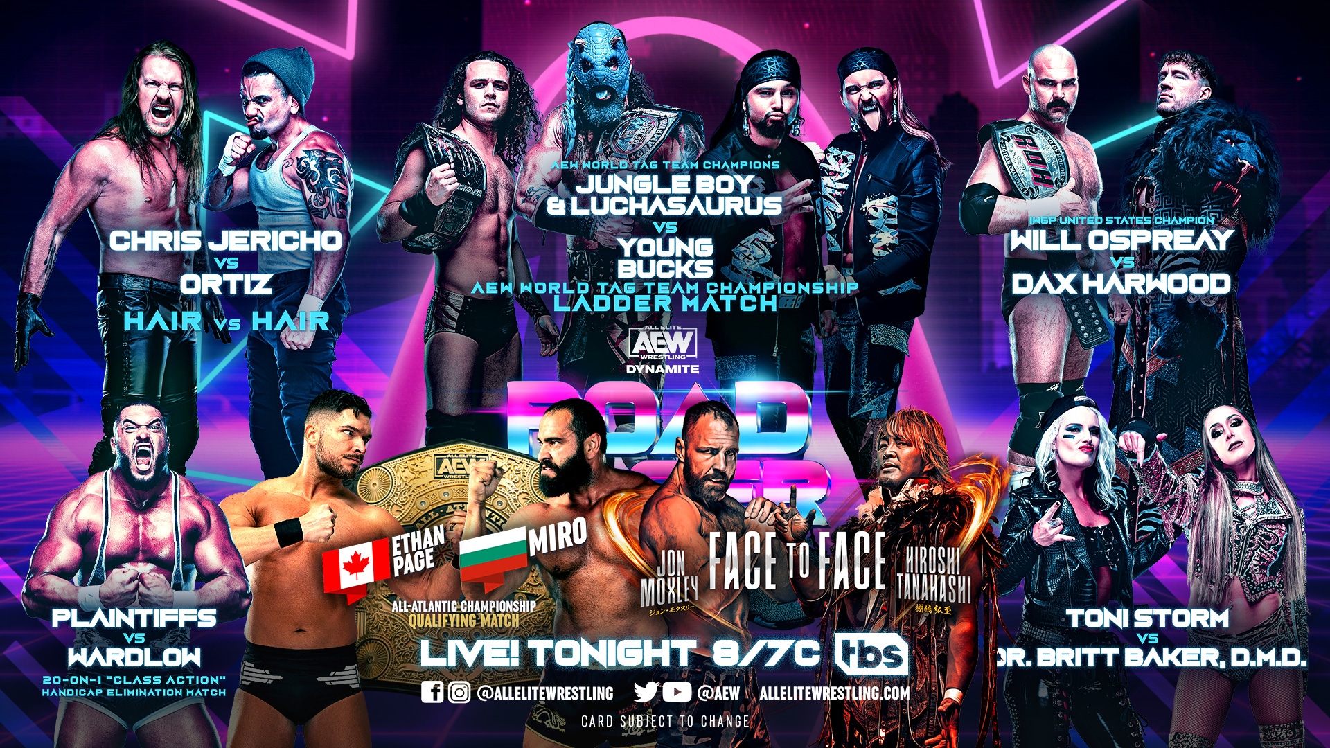 AEW Dynamite Results – June 15, 2022 – Jungle Boy & Luchasaurus vs. Young Bucks – TPWW