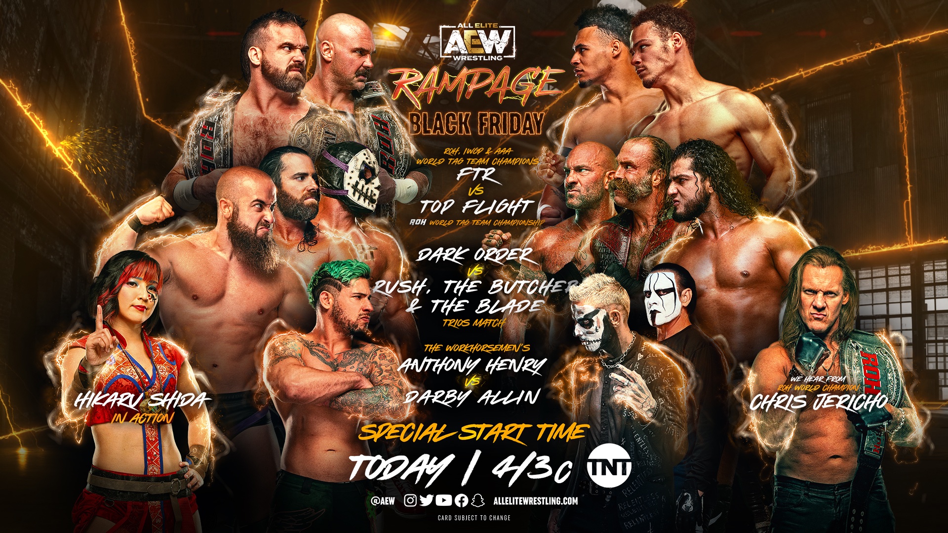 AEW Rampage Results – Nov. 25, 2022 – Rush, Butcher & Blade vs. Dark Order – TPWW