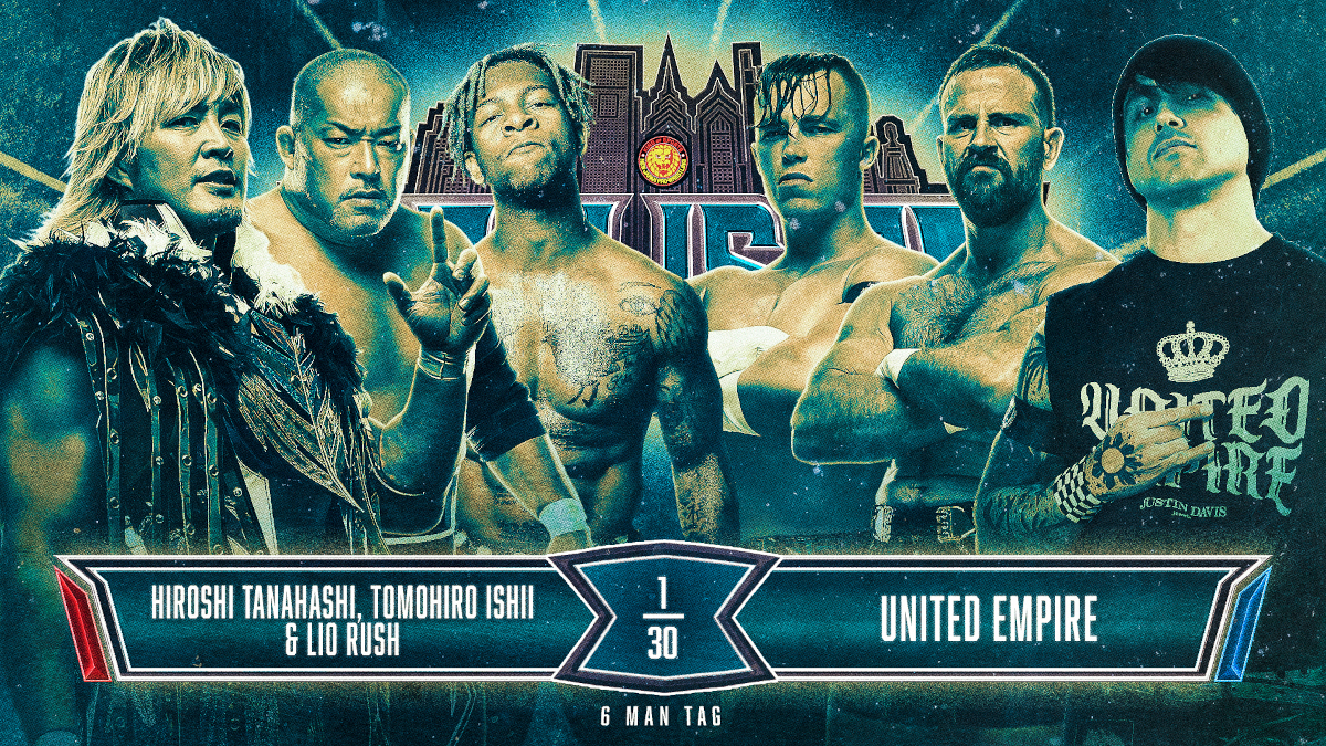 NJPW Collision in Philadelphia 2023 Results – April 16, 2023 – Tomohiro Ishii & Lio Rush vs ...