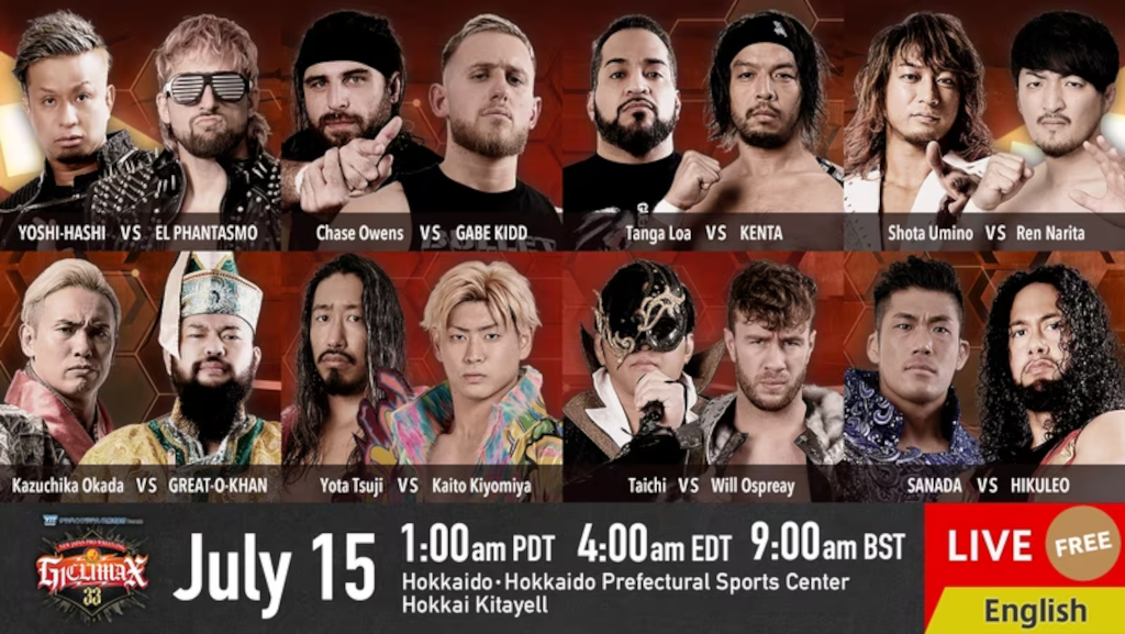 NJPW G1 Climax 2023 Night 1 Results, Night 2 Card, Updated Standings – TPWW