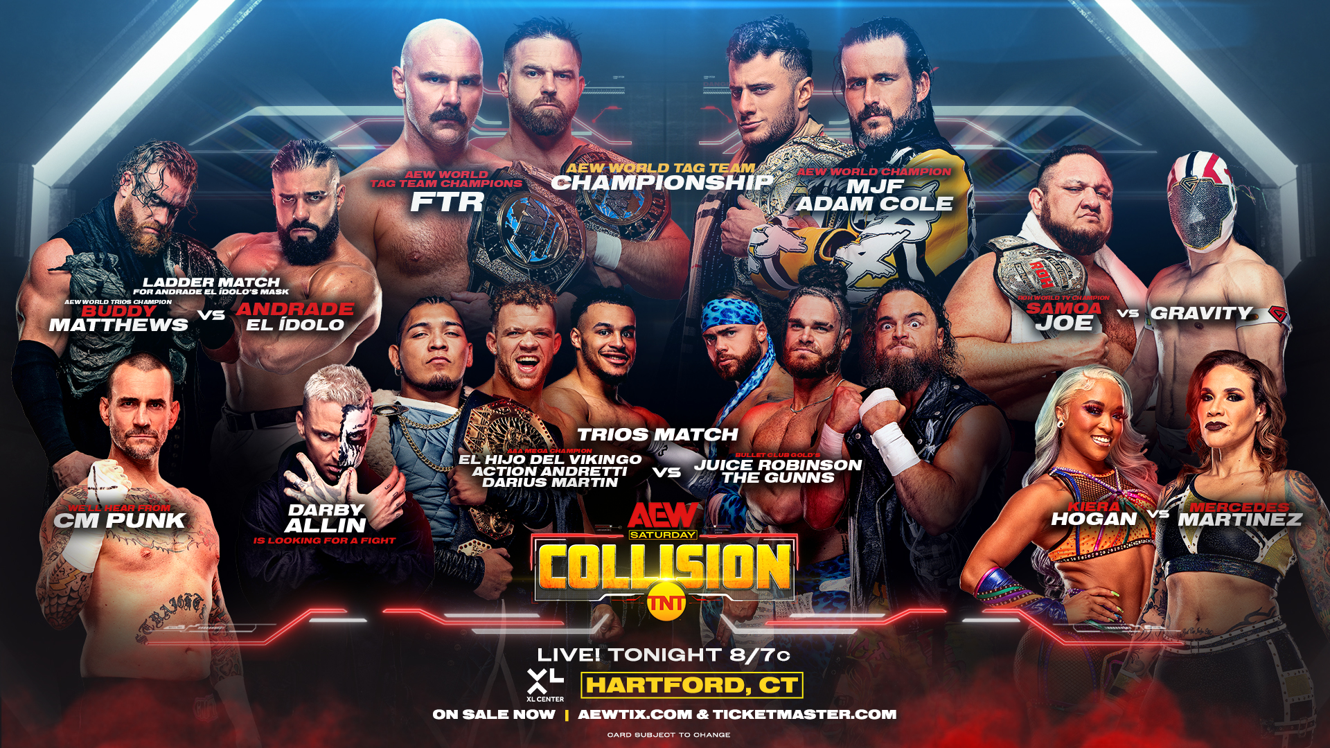 AEW Collision Results – July 29, 2023 – FTR vs. MJF & Cole – TPWW