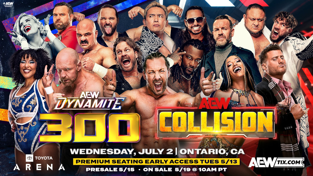 AEW Dynamite 300 Announced for This July in Ontario, CA – TPWW