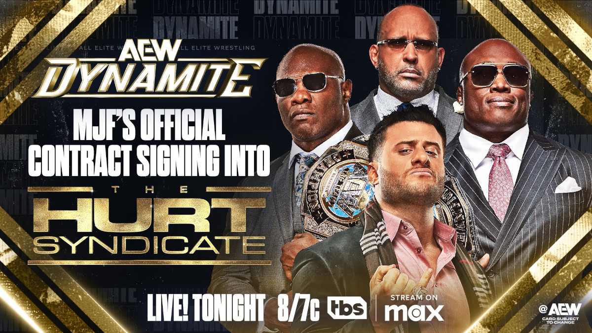 AEW Dynamite Results – May 21, 2025 – MJF’s Contract Signing Into Hurt Syndicate, Jon Moxley ...